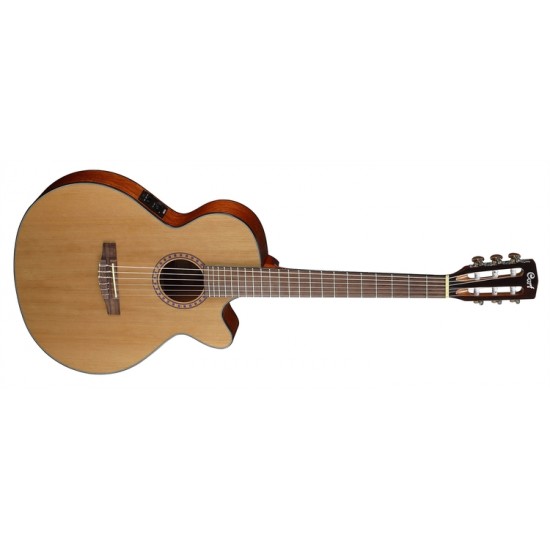 Jual Cort CEC5 NAT Accoustic Electric Guitar Nylon - String